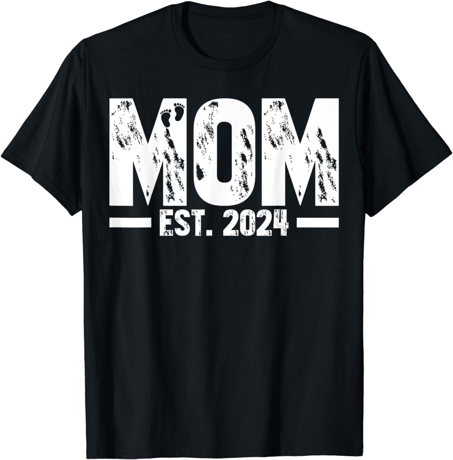 Mama Est 2024 Promoted To Mommy Mother's Day Mom 2024 T-Shirt - Walmart.com