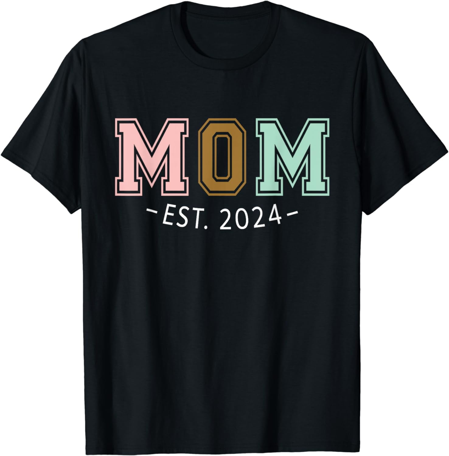 Mama Est 2024 Promoted to Mommy Mother's Day Mom 2024 Summer Casual ...