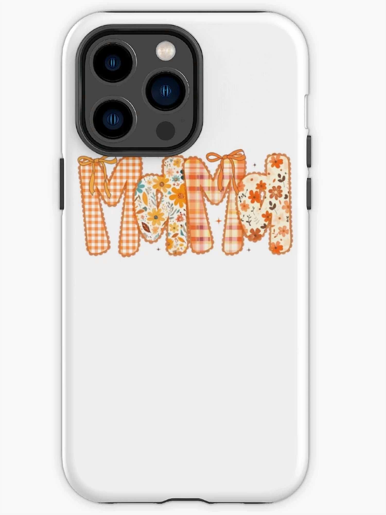Mama Fall Bow iPhone Case Cute Autumn Graphic Protective Cover with ...