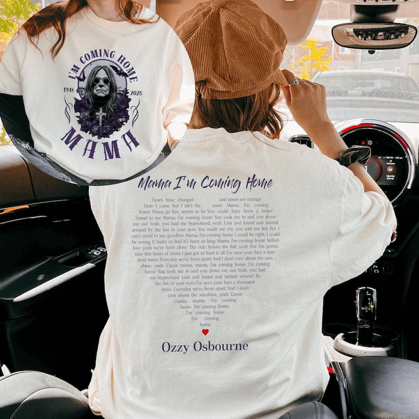 Mama, Im Coming Home Ozzy Osb.ourne 2 Sided T-Shirt - Walmart.com
