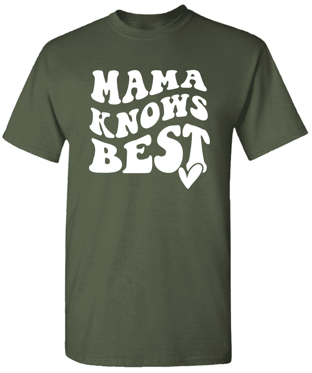 Mama Knows Best Retro Mom T Shirt Mommy T Shirt Quirky Mom T Shirt