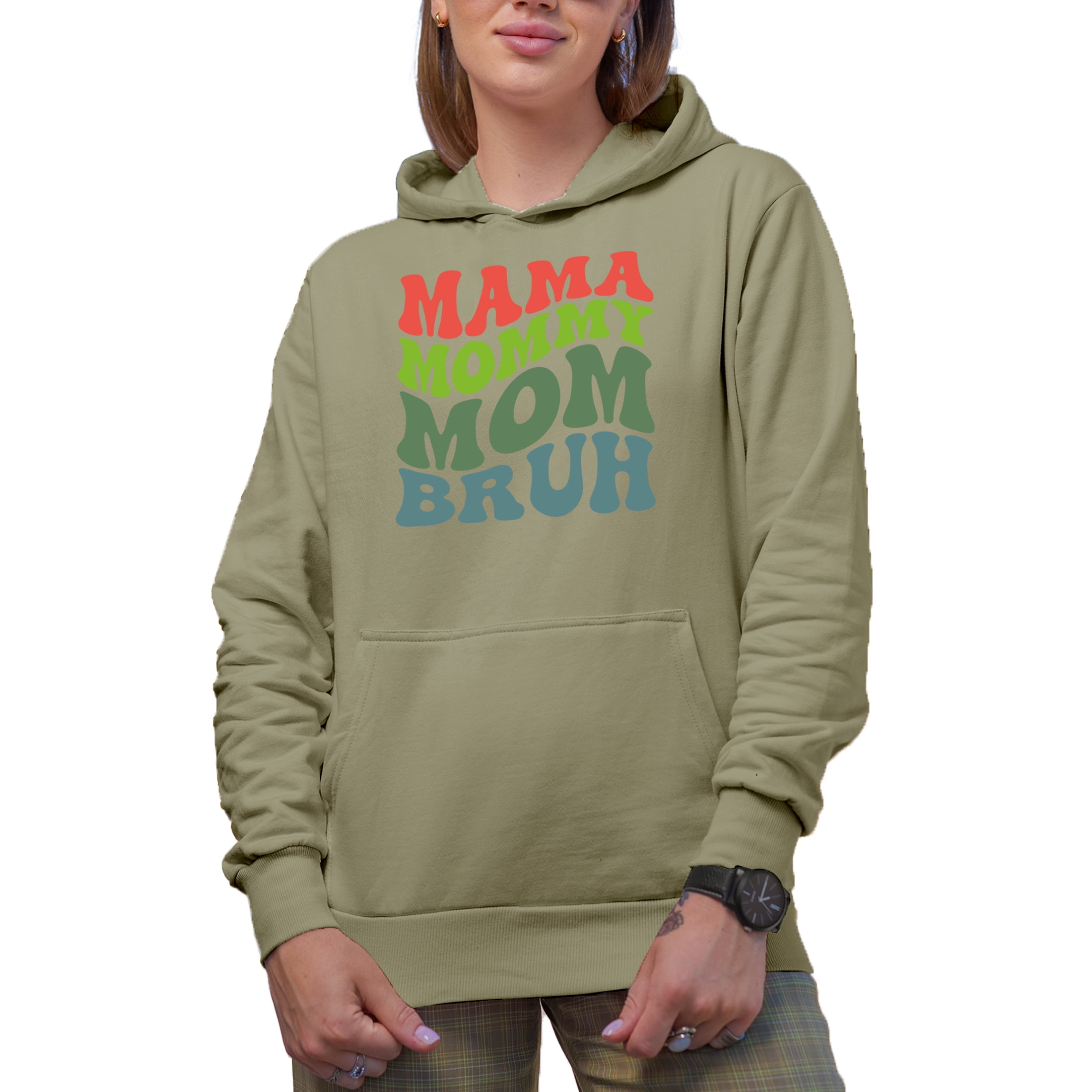 Mama, Mommy, Mom, Bruh, Cool Moms or Mothers Themed, Groovy Retro Wavy ...