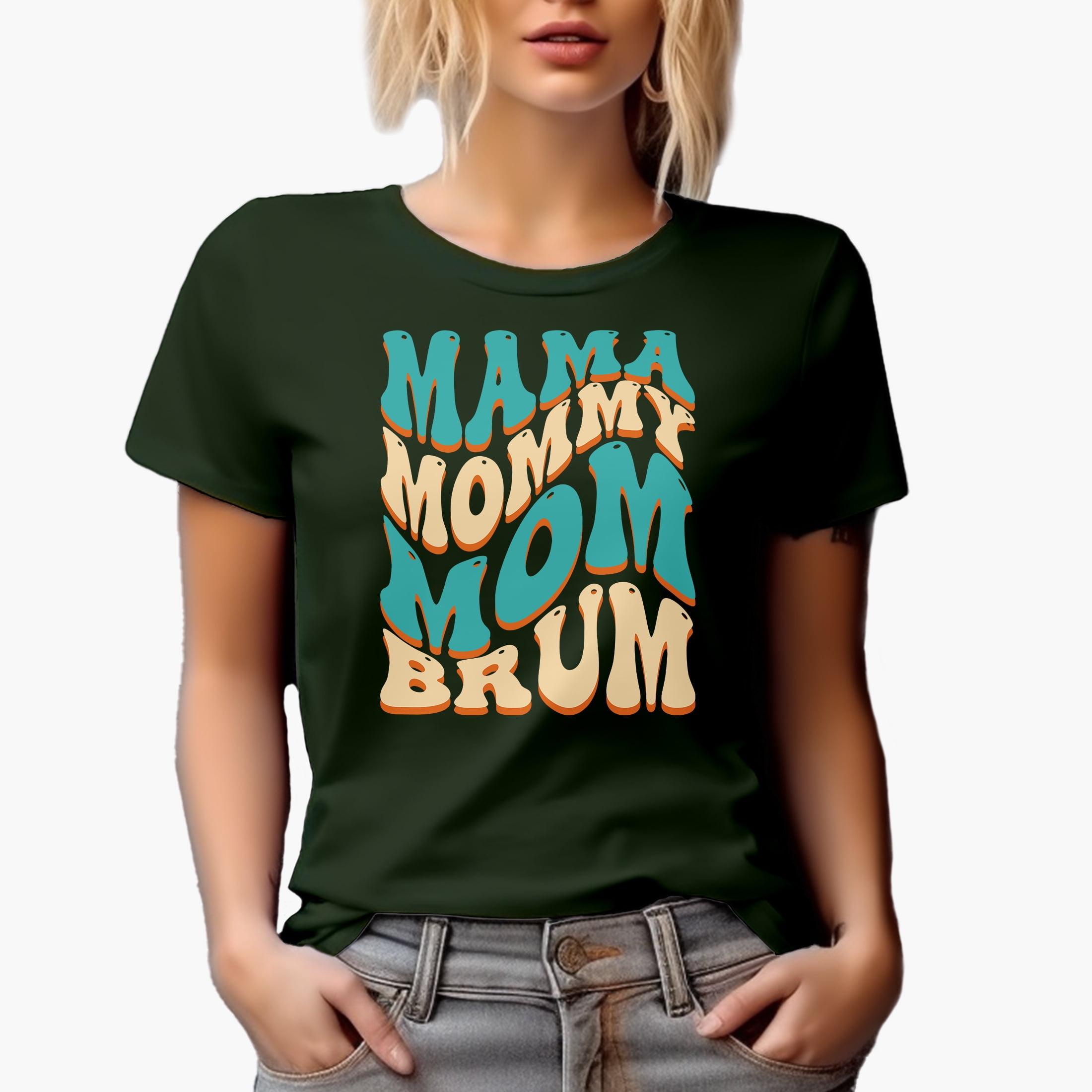 Mama, Mommy, Mom, Brum, Mother of Boys or Mother's Day Themed, Groovy ...