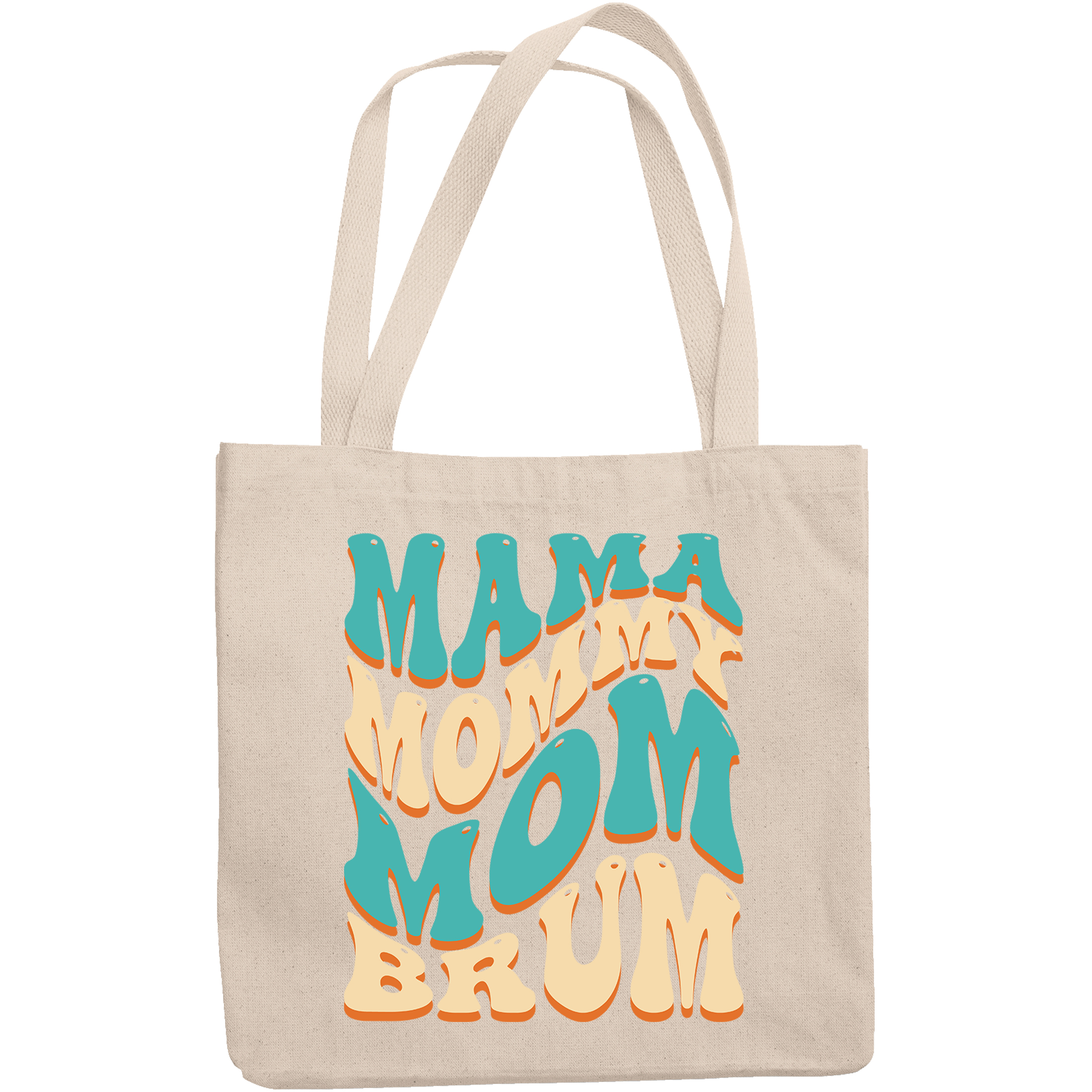 Mama, Mommy, Mom, Brum, Mother's Day Themed, Groovy Retro Wavy Text ...
