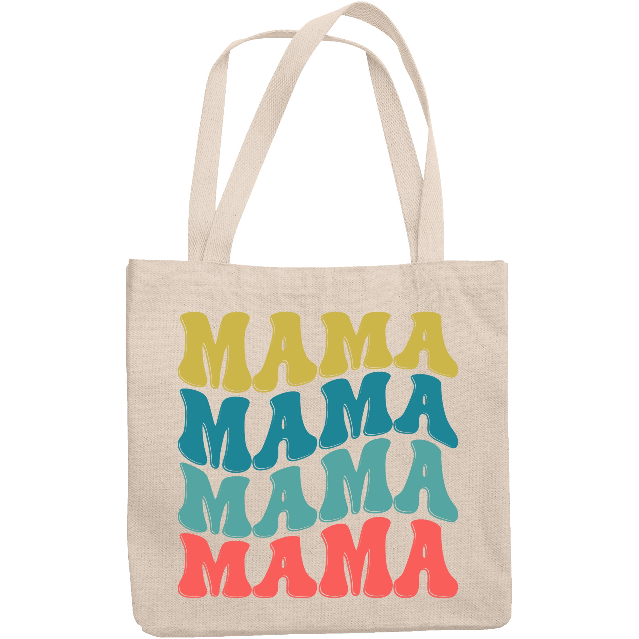 Mama, Mother's Day Themed, Groovy Retro Wavy Text Merch Gift, 12oz ...