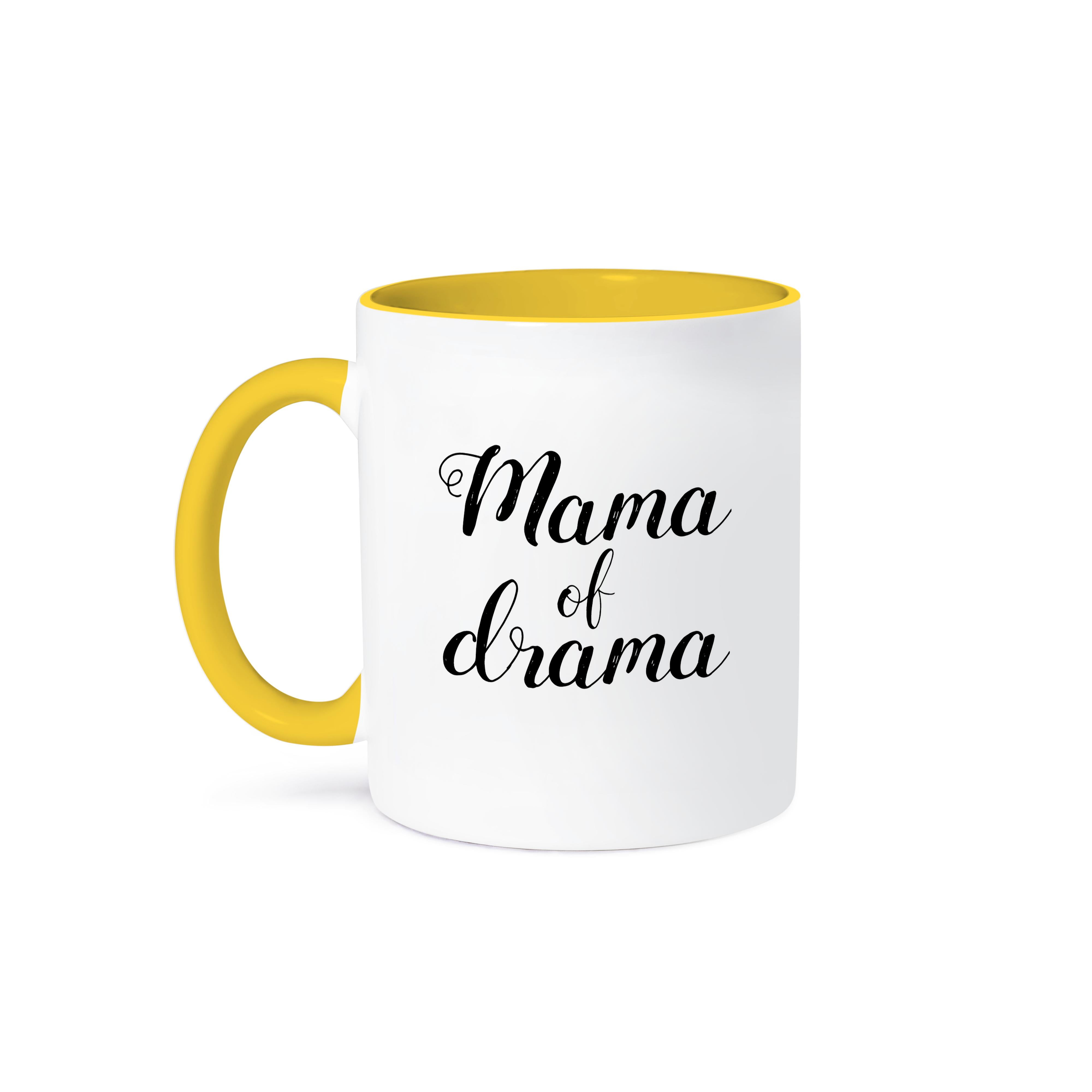 3drose, Mama of Drama. Cursive Black Lettering on White Background ...
