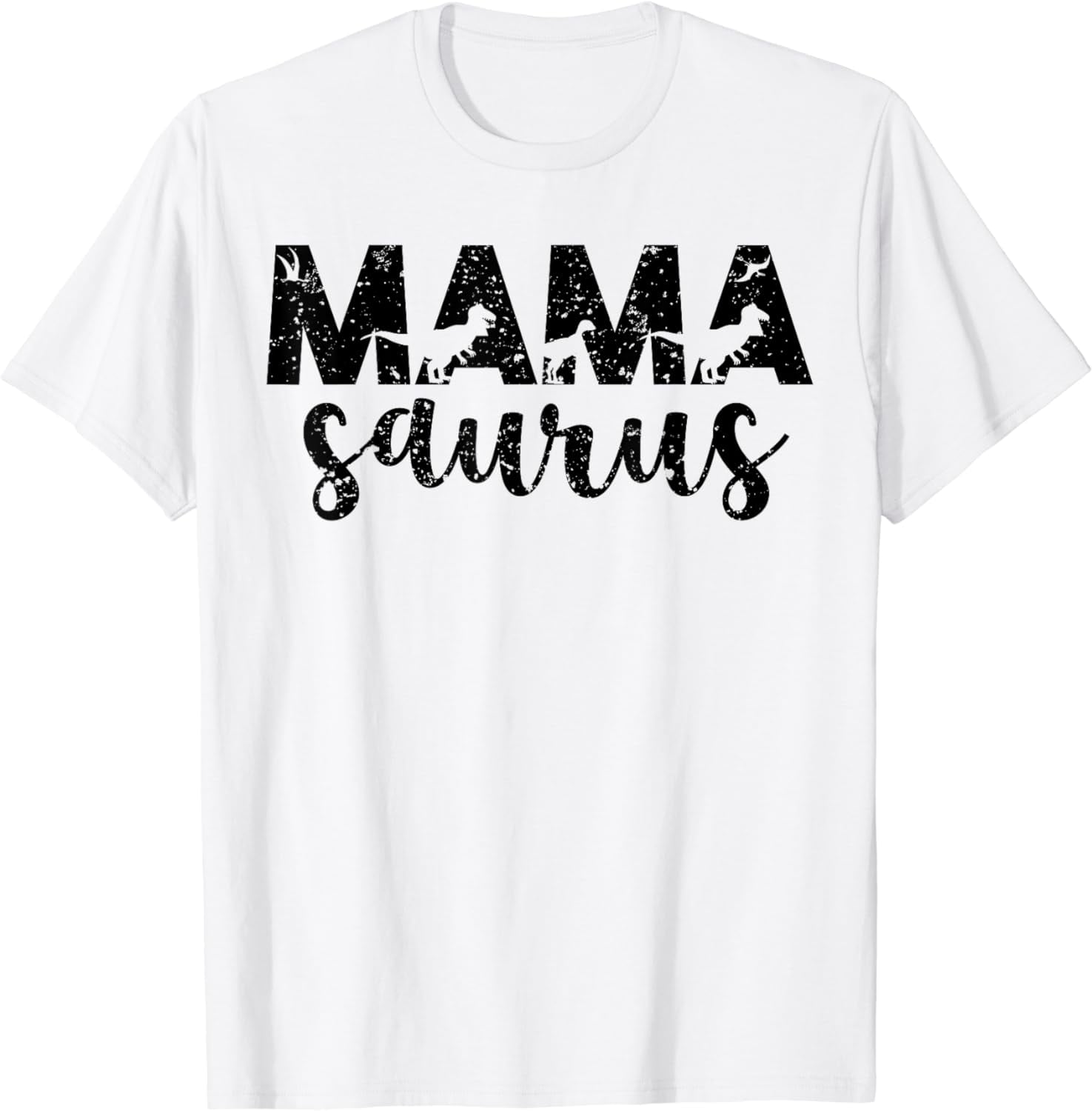Mama Saurus T Rex Dinosaur Mama Saurus Mother's Day Best Mom T-Shirt ...