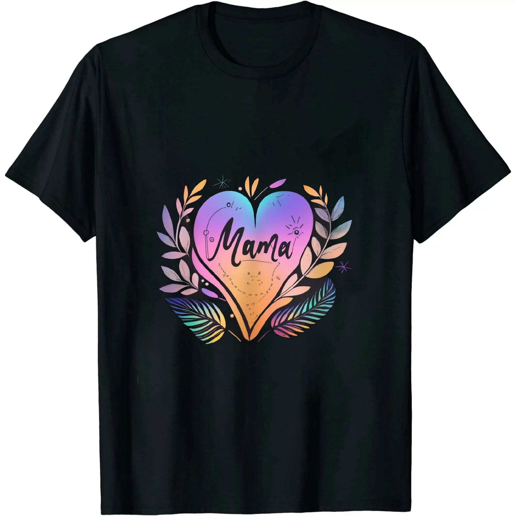 Mama Shirt for Women Funny Mama Cow Print T-Shirt Cute Country Mama Tee ...