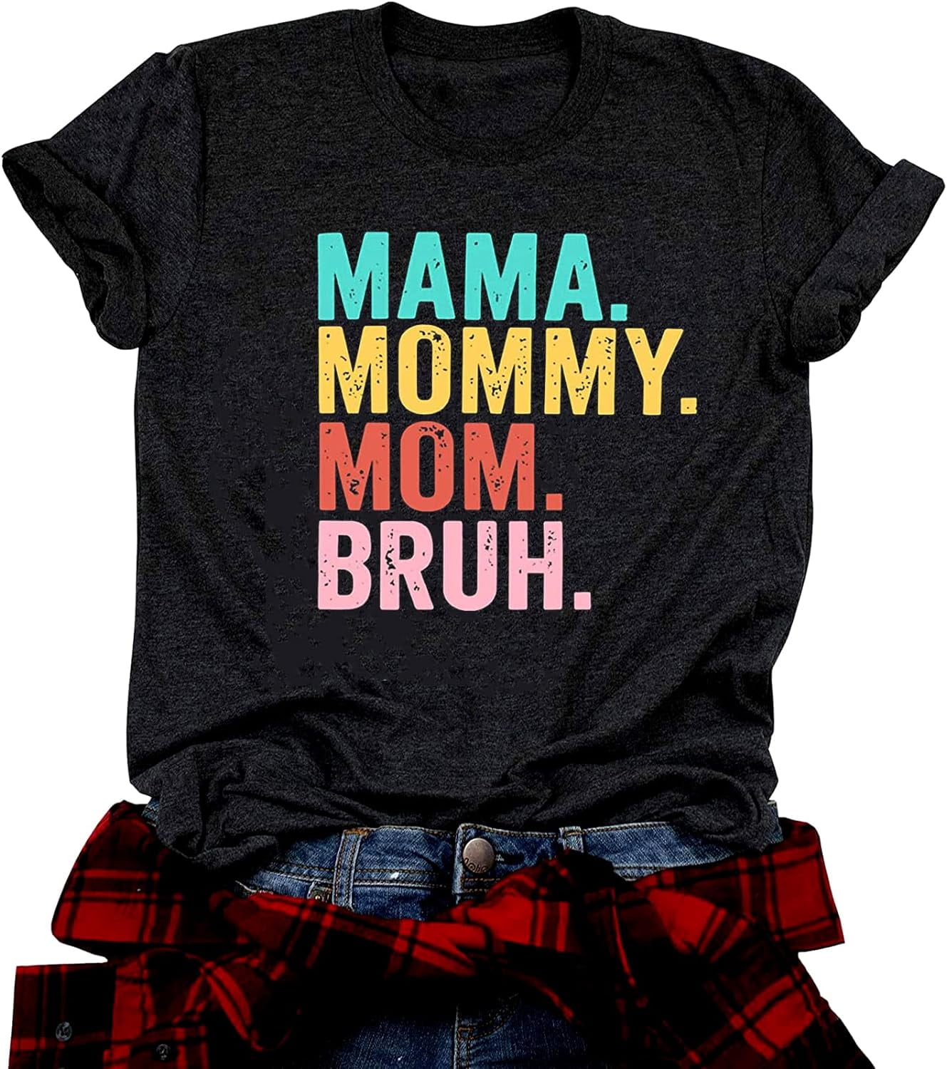 Mama Shirts For Women Mama Mommy Mom Bruh T Shirt Funny Mom T T