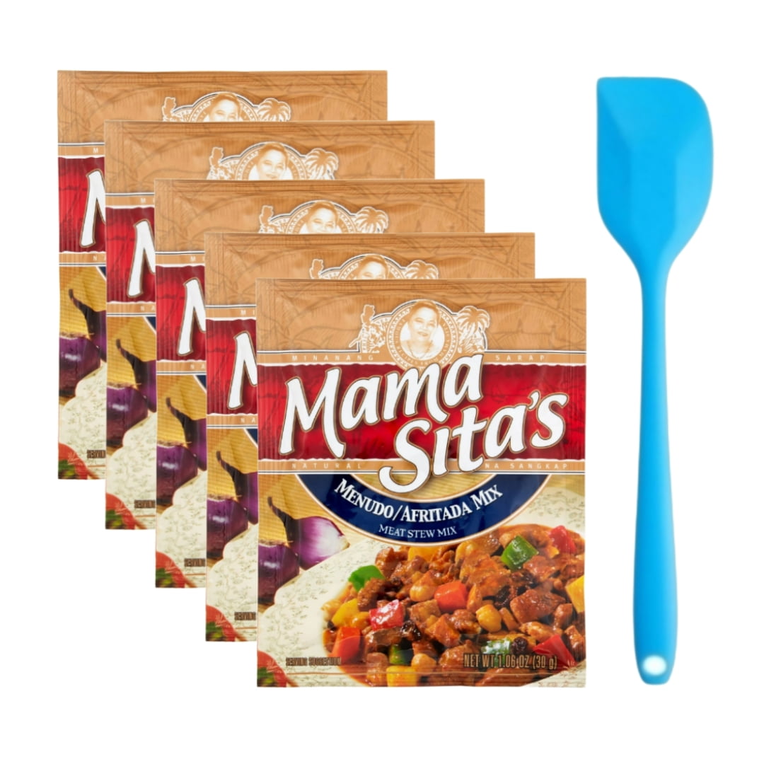Mama Sita Menudo/Afritada Mix, 30 Gram (5 pack) and 8in Silicone ...