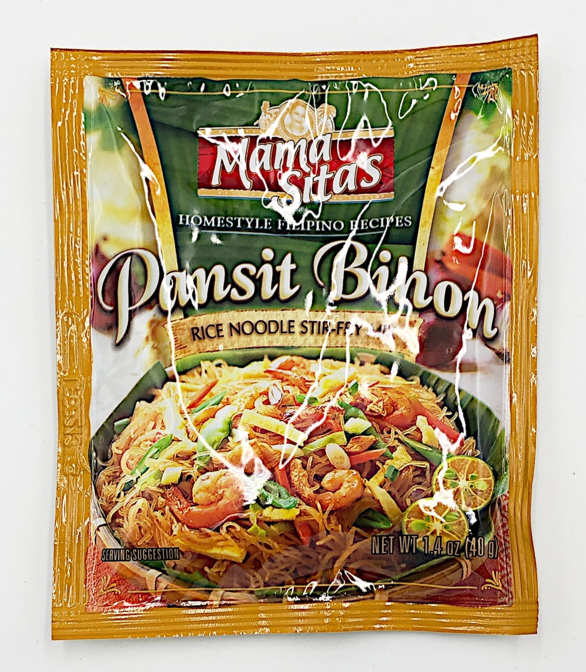 Mama Sita's Pancit Bihon Noodles 40G, Pack of 12, Shrimp and Garlic ...