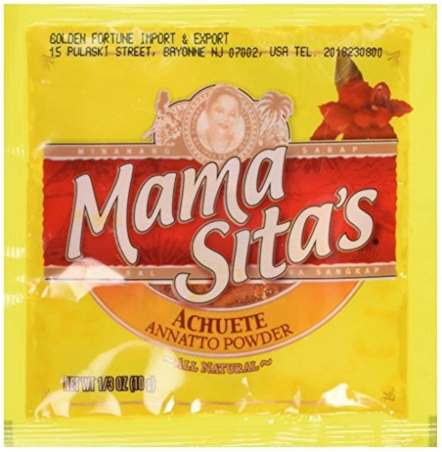 Mama Sita's Achuete Annatto Powder, 1/3oz (10g) 6 Pack - Walmart.com