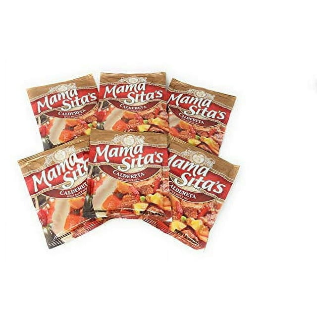 Mama Sitas Caldereta Spicy Sauce Mix 1.76Oz (50G) 6 Pack - Walmart.com