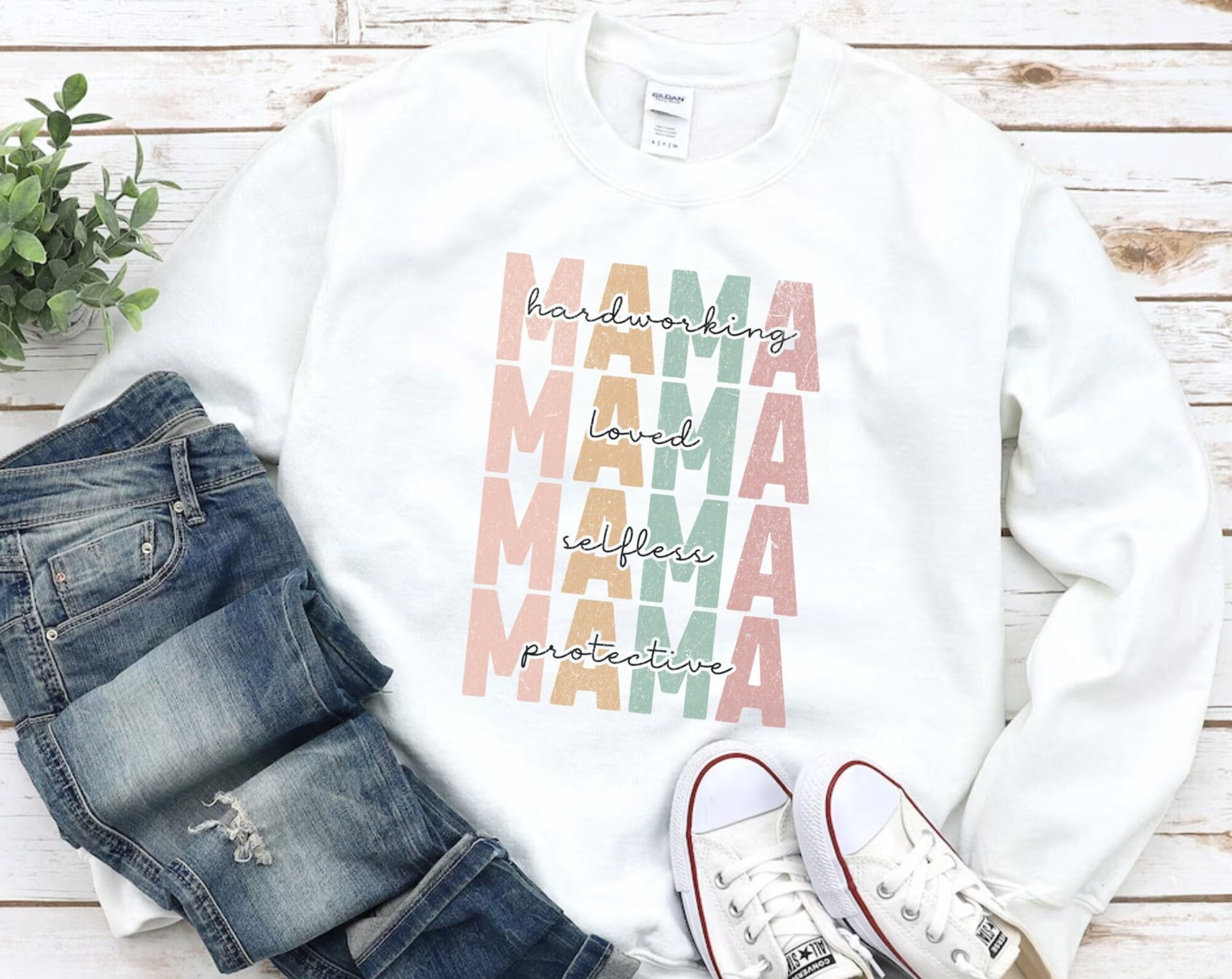 Mama TShirt Retro Mama Shirt Mother s Day Gift Mom Life Shirt ...