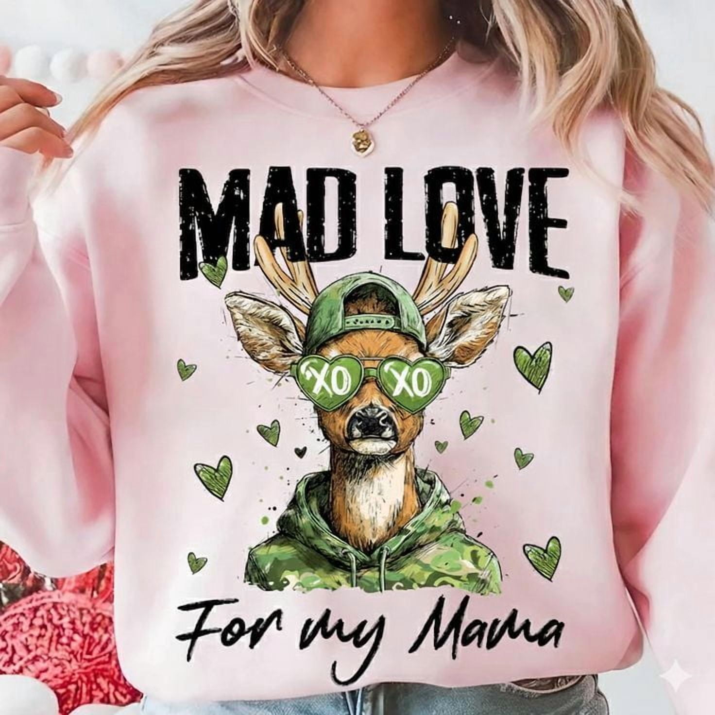 Mama Valentine SWEATSHIRT – Mama Valentines Day Apparel, Love Mama ...