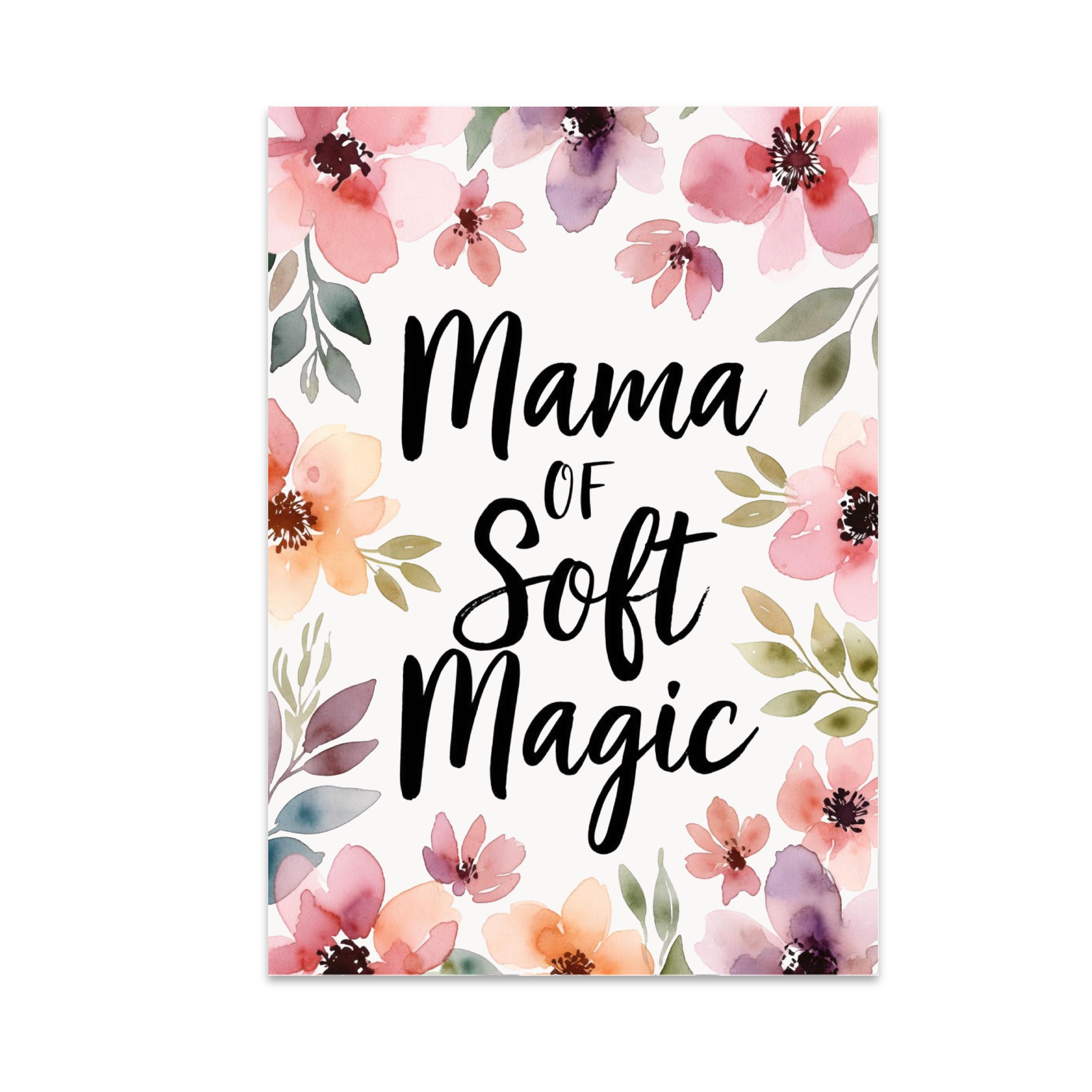 Mama of Soft Magic Poster Print - Nursery Decor for New Moms - 13x19 ...
