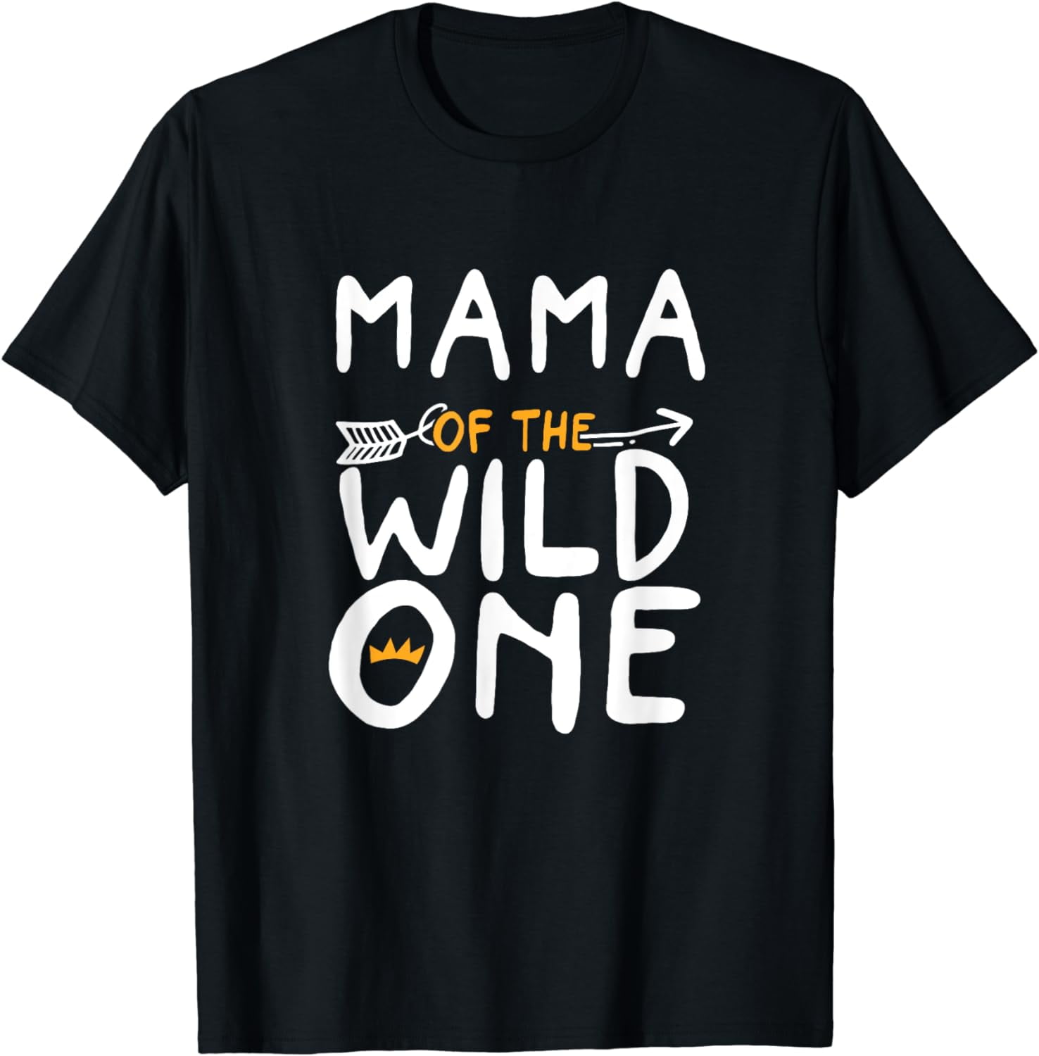 Mama of a Wild One Funny 1st Birthday First Family Party T-Shirt ...