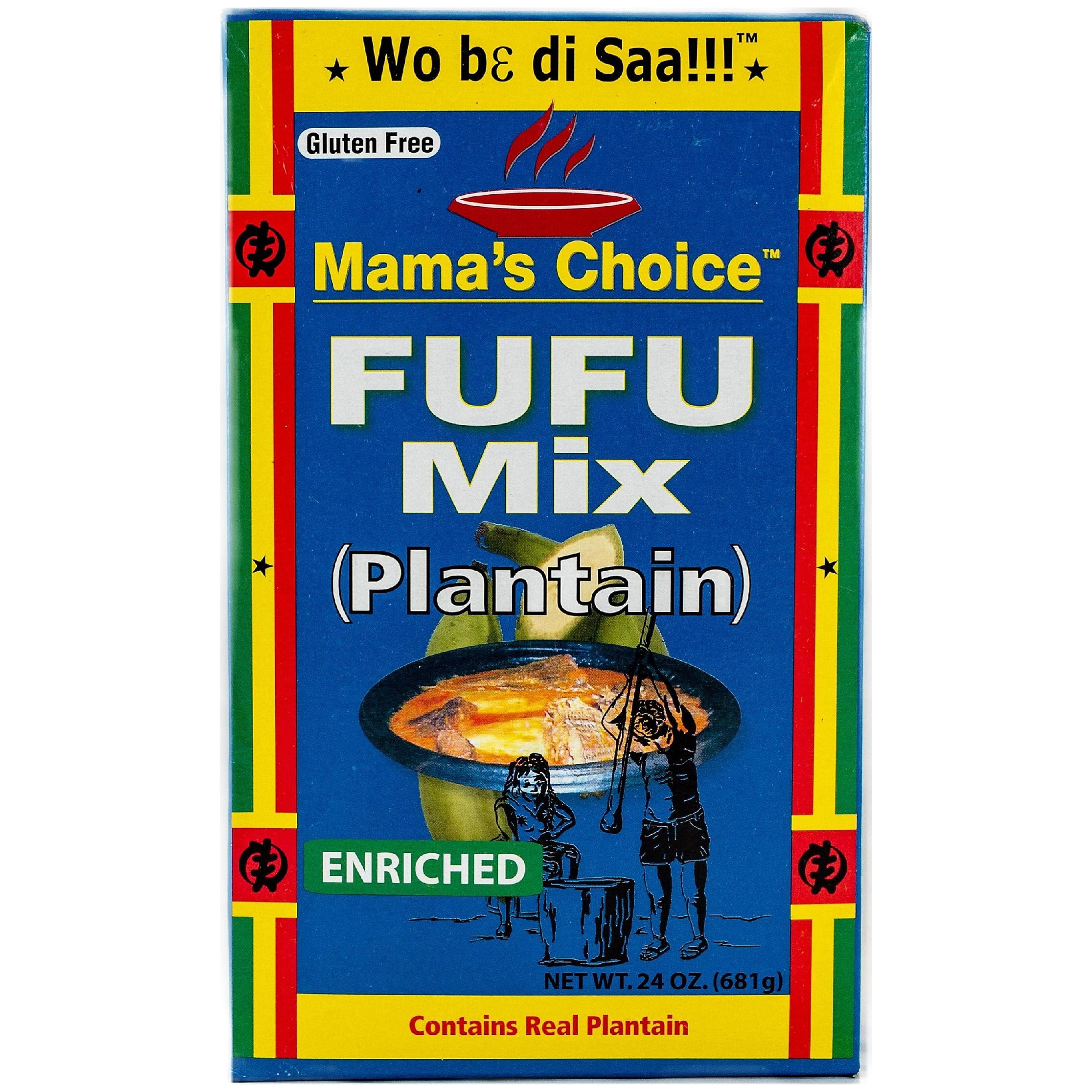 Mama's Choice Plantain Fufu-Flour Mix-Mid - Walmart.com