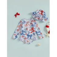 Disney Minnie Mouse Toddler Girls Swimwear, Long Sleeve Rash Guard Swimsuit, Pink, Kids 6-7T ...