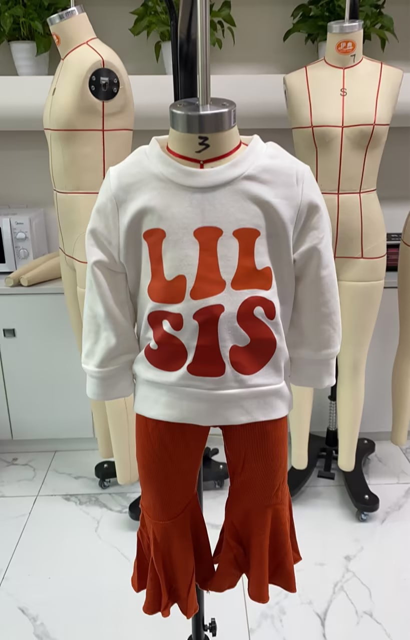 Mama's sunshine Big Sister Little Sister Matching Outfits Toddler ...