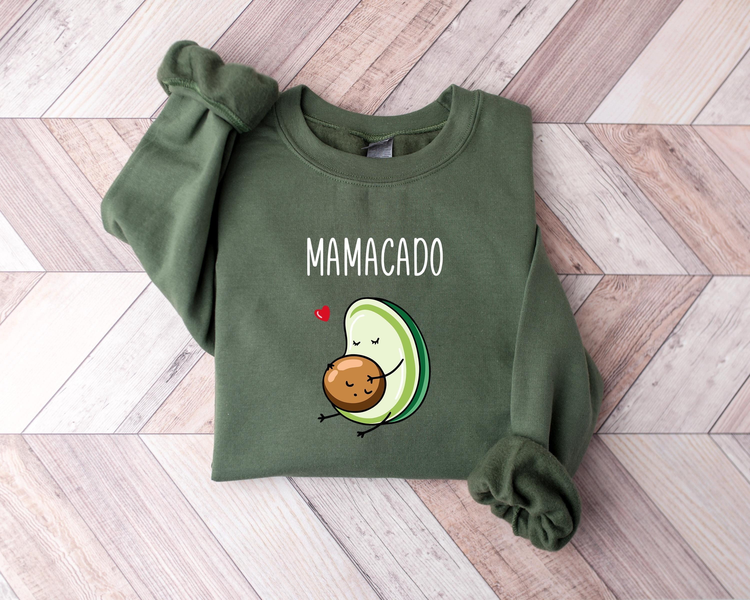 Mamacado T-Shirt and , Baby Announcement Shirt, New Mom Gift, Pregnancy ...