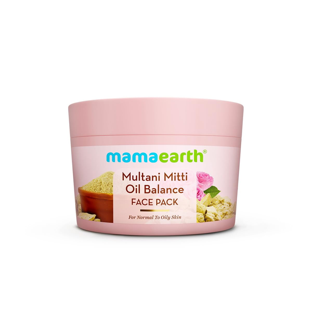 Mamaearth Multani Mitti Oil Balance Face Pack with Multani Mitti ...