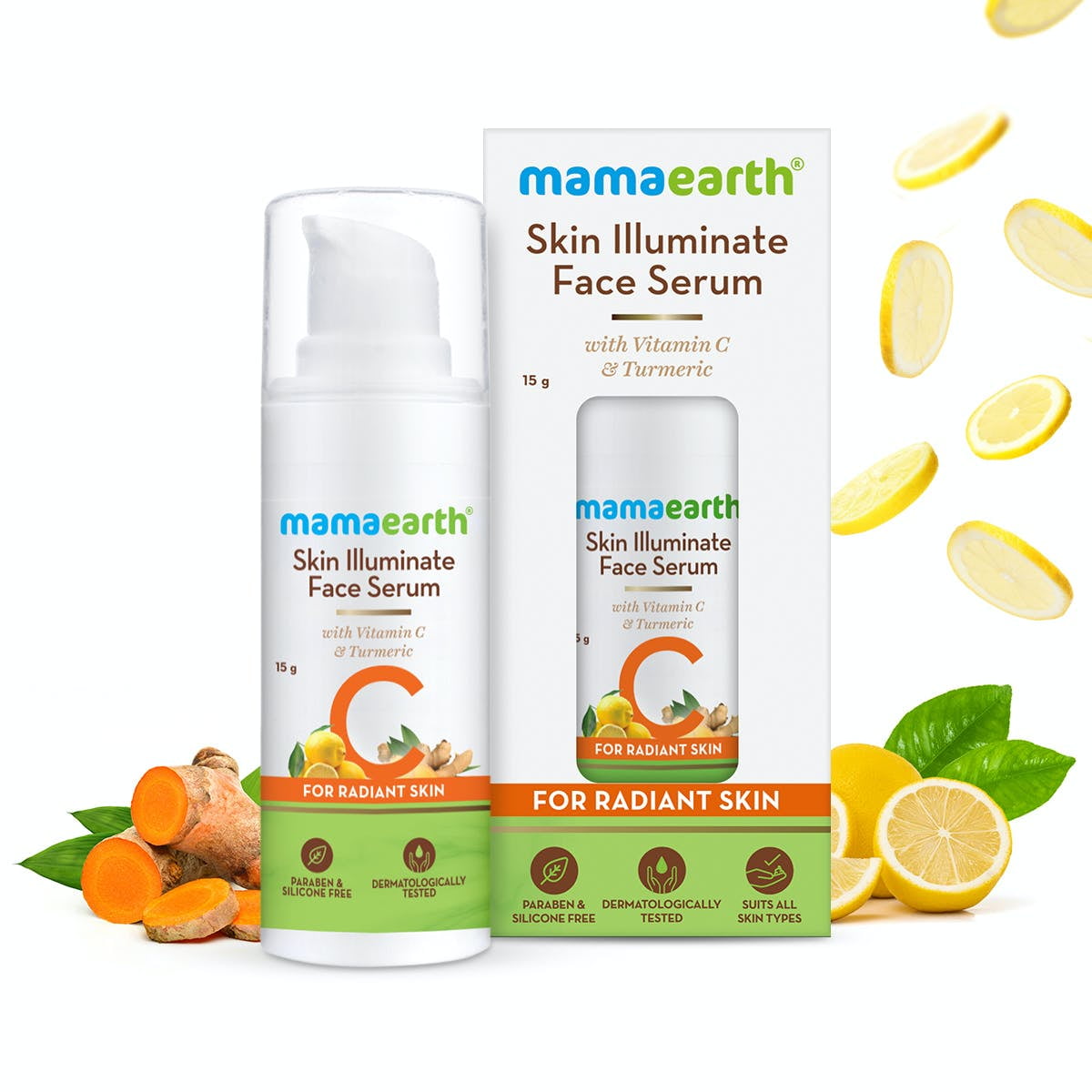 Mamaearth Skin Illuminate Vitamin C Face Serum For Glowing & Radiant ...
