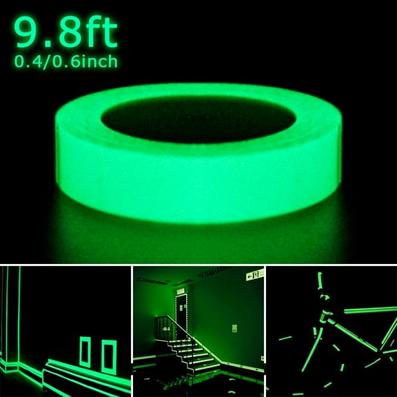 EDHITNR Glow in the Dark Tape, Luminous Reflective Warning Tape for ...