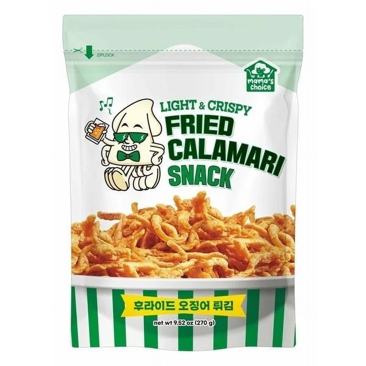 Mama's Choice Fried Calamari Snack 9.52 Ounce, crispy calamari coated ...