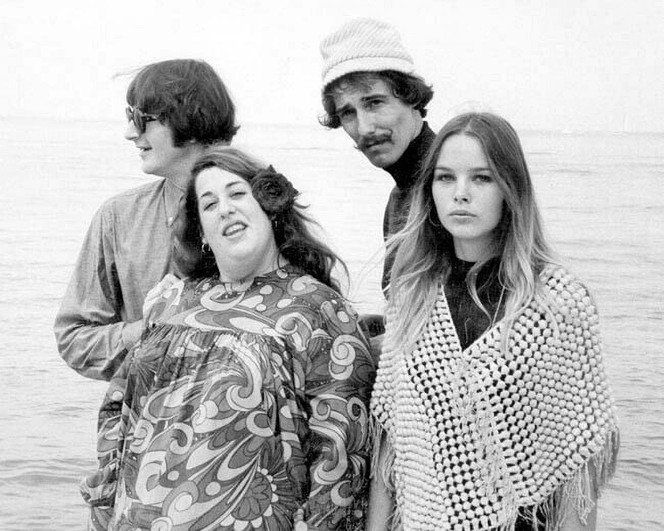 Mamas and the Papas Cass & Michelle John & Denny by ocean 8x10 photo ...