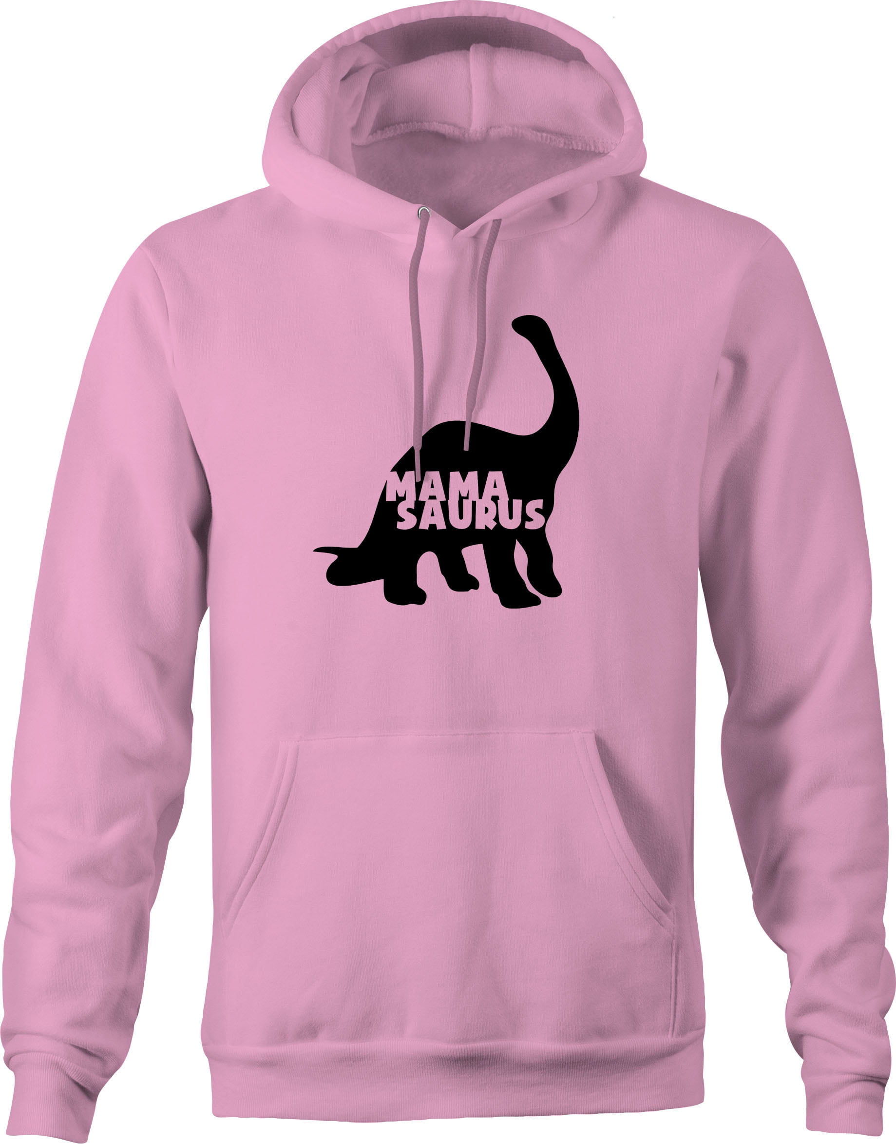 Mamasaurus Bold Dinosaur Family Extinct Diplodocus Pink XL Hoodie ...