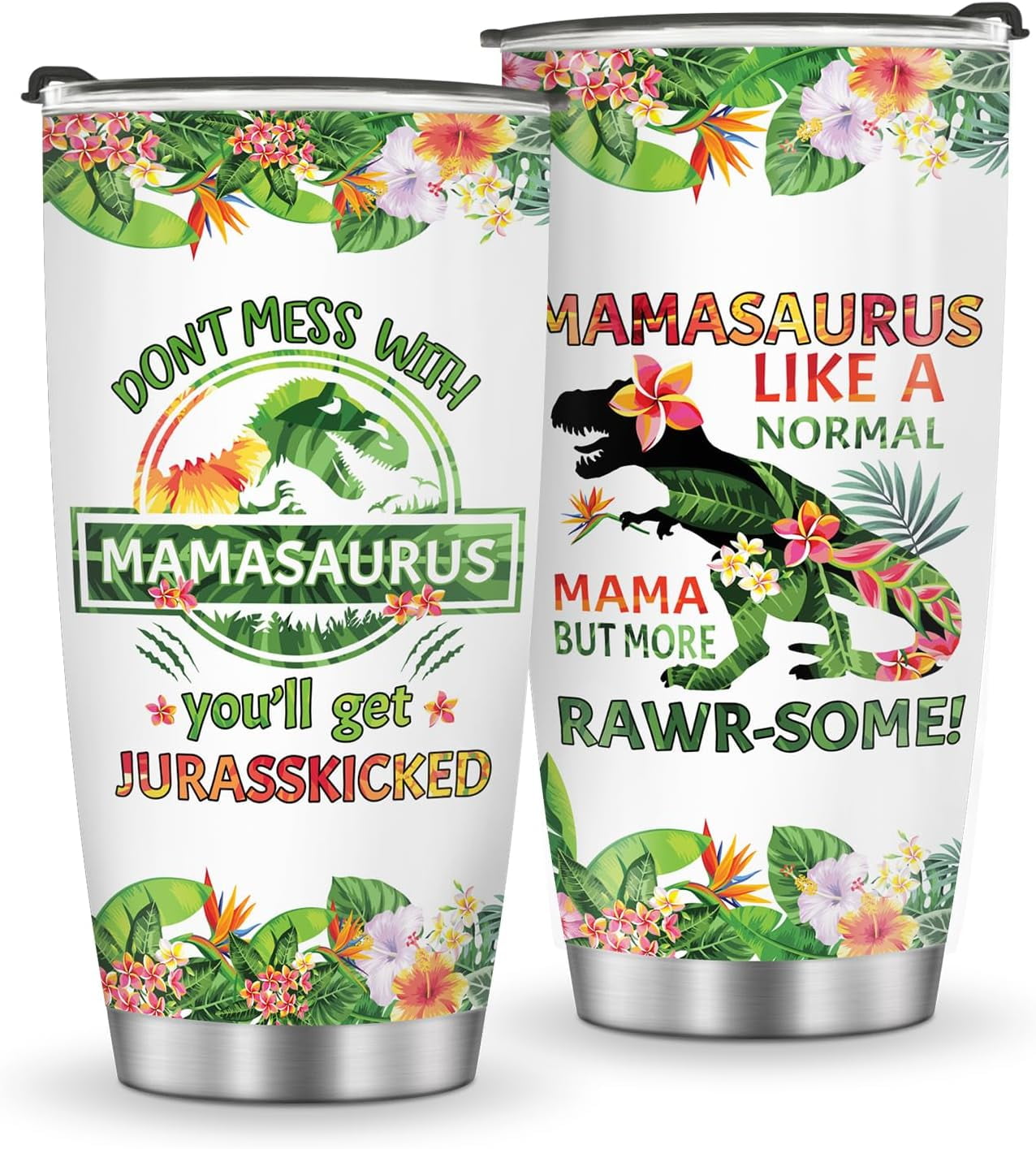 Mamasaurus Mom Tumbler Gifts from Son - Appreciation Gifts for Mothers ...