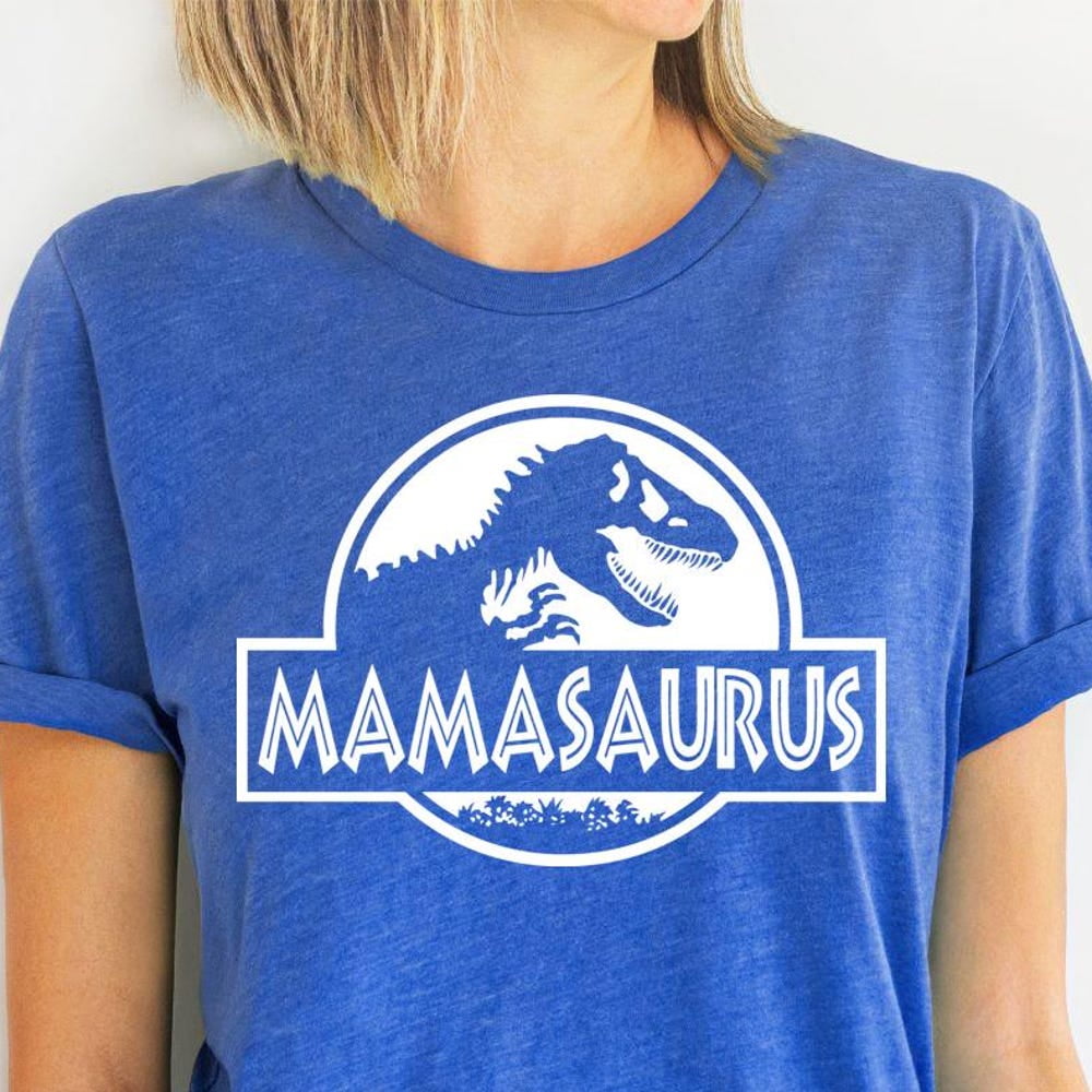 Mamasaurus Shirt, T-Rex Dinosaur Mama Gift, Saurus Mom Gift Tshirt ...