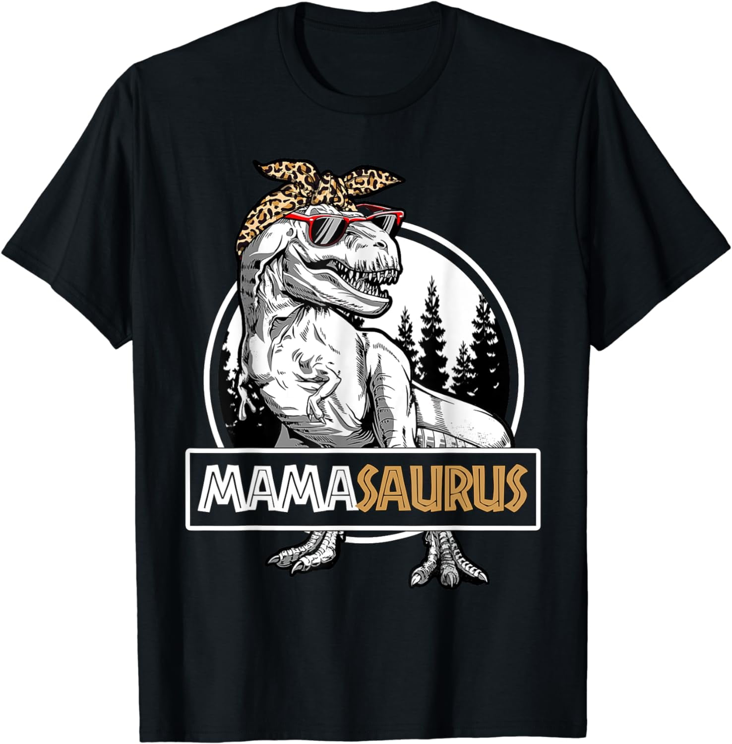 Mamasaurus T Rex Dinosaur Mama Saurus Family Matching Women T-Shirt ...