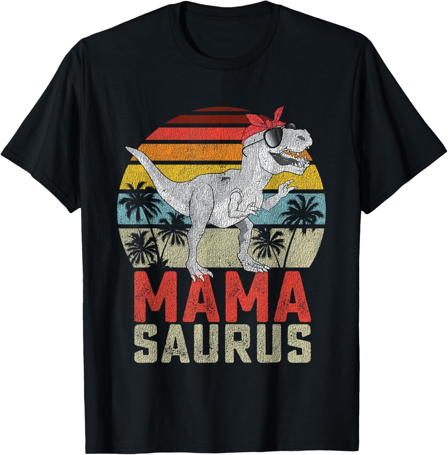 Mamasaurus T Rex Dinosaur Mama Saurus Family Matching Women T-Shirt ...