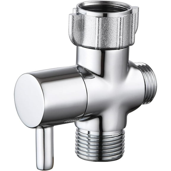 Bidet T Adapter with Shut off Valve, 3 Way T Valve for Bidet (7/8” x 7/ ...