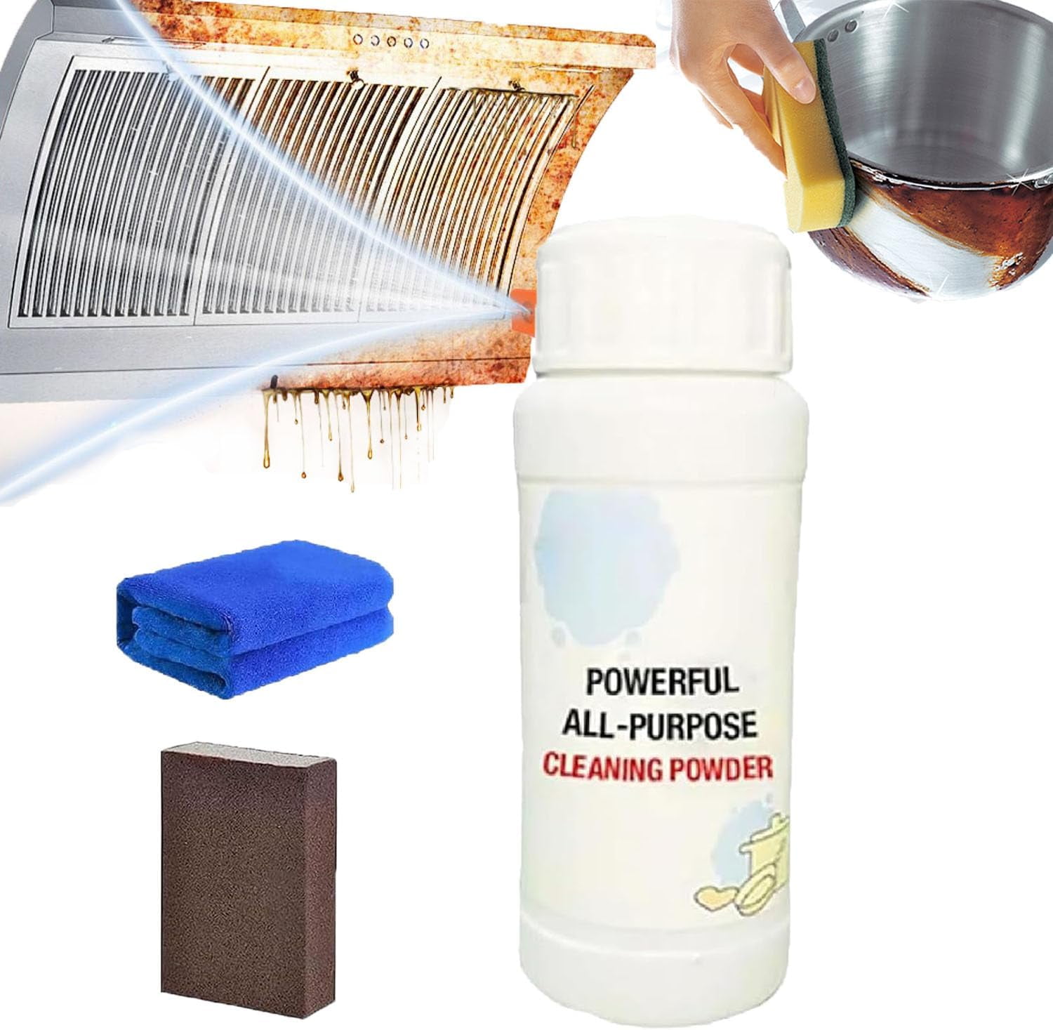 Mamatitas Poderosa Polvo Multiusos Para Baño, Peachloft Cleaner ...