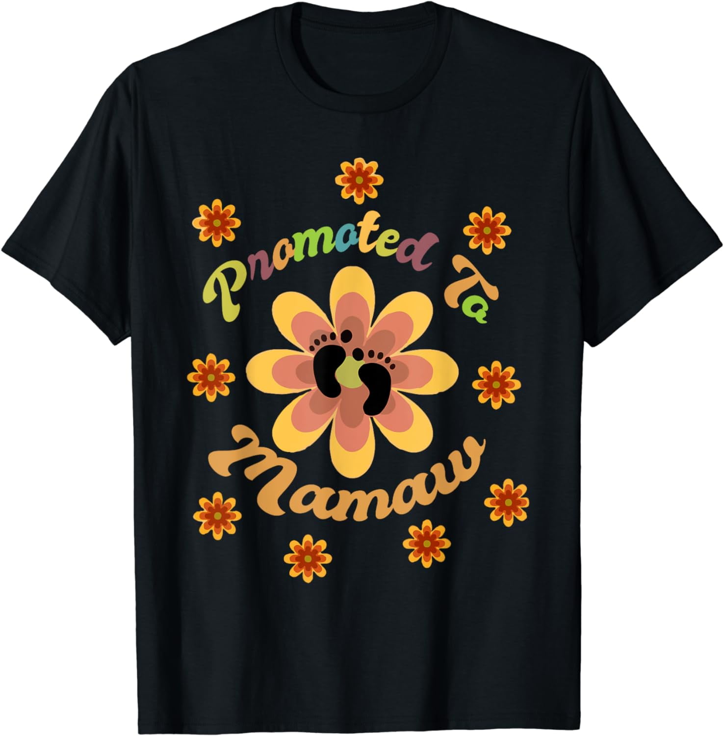 Mamaw Retro Promoted To Mamaw T-Shirt - Walmart.com