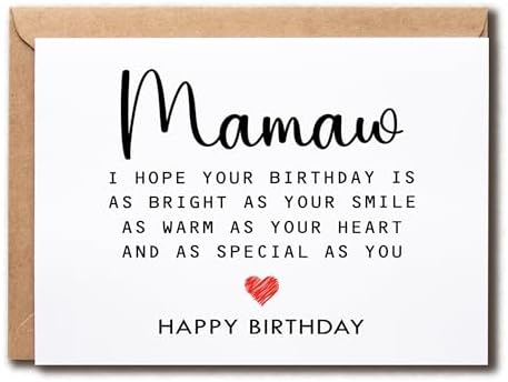 Mamaw Your Birthday Is As Bright As Your Smile - Pretty Mamaw Birthday ...