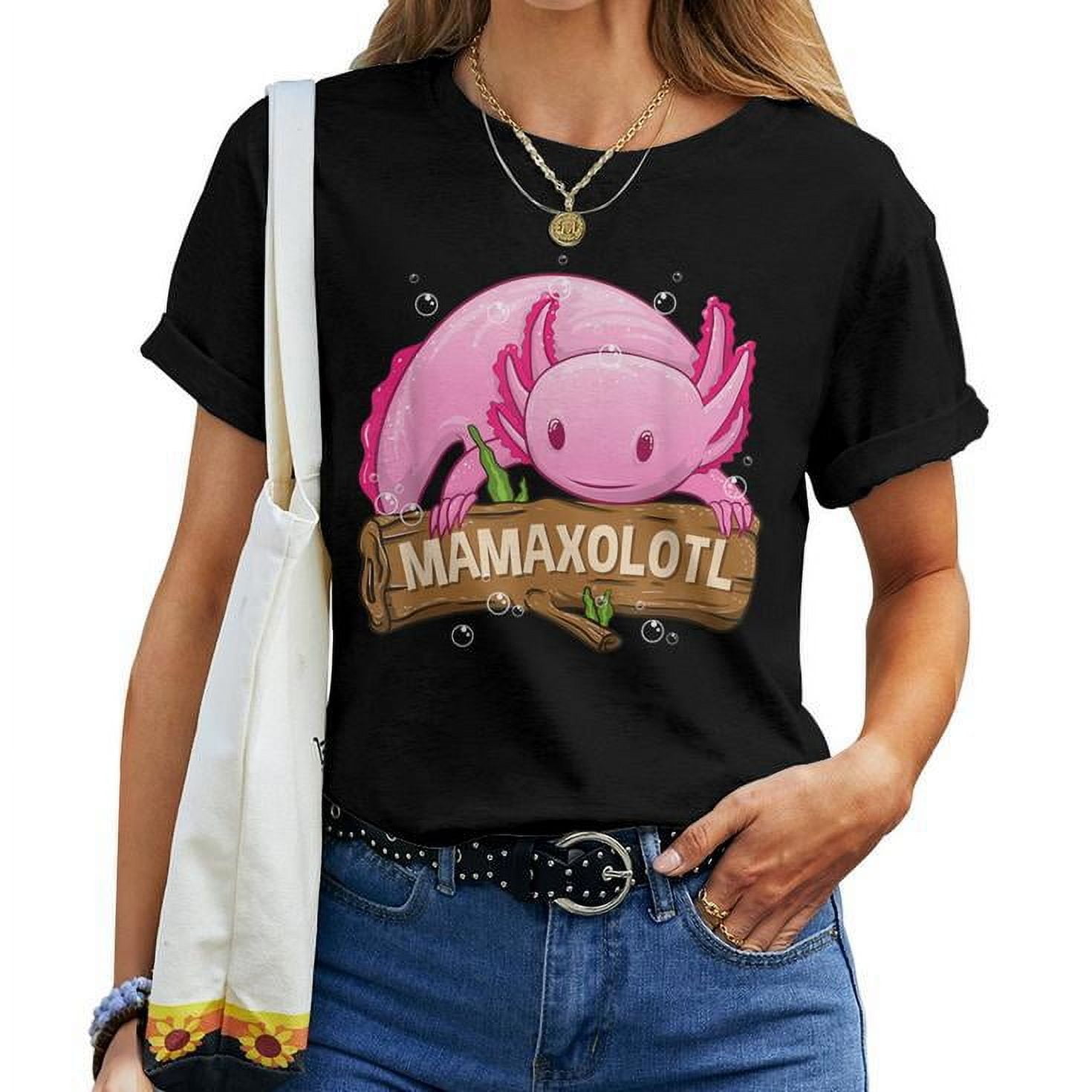 Mamaxolotl T-Shirt – Mama Axolotl Graphic Tee for Mother’s Day, Cute ...