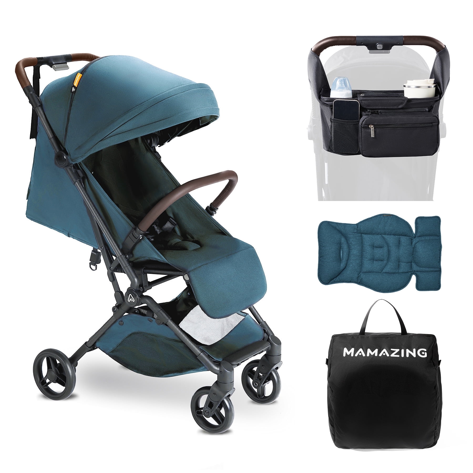 Mamazing Baby Stroller 11.5 lb Ultra Air Lightweight Foldable Carbon ...