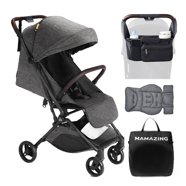 hauck Uptown Deluxe Stroller with Cup Holder and Canopy, Melange Rose ...