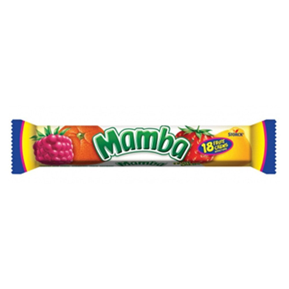Mamba Fruit Chews Candy Bars 24 Count - Walmart.com