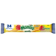 Mamba Magic Sticks Tropical Chewy Candy - 8 Flavors, 140g/5.29oz Bag ...