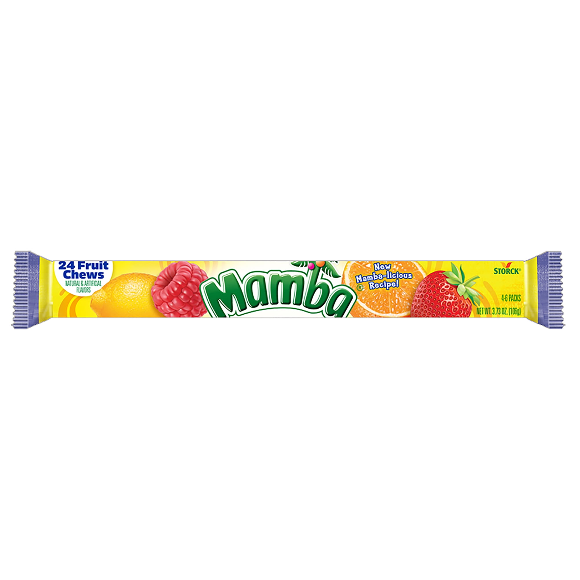 Mamba Fruit Chews Stick Pack, 3.73 Ounce - Walmart.com
