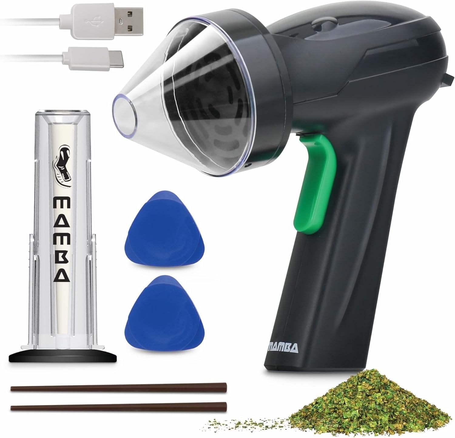 Mamba Monster Loader 3.5g Electric Herb Grinder & Mill, USB ...