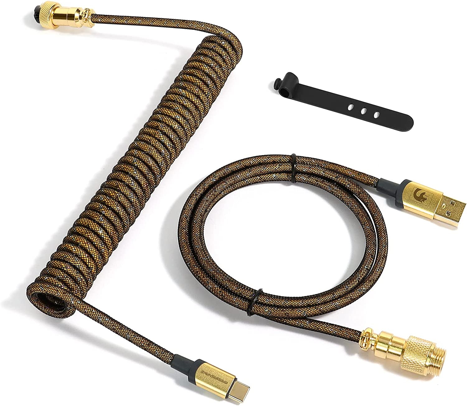 Mamba Snake C03 Coiled USB C Cable for Gaming Keyboard, Starlight ...