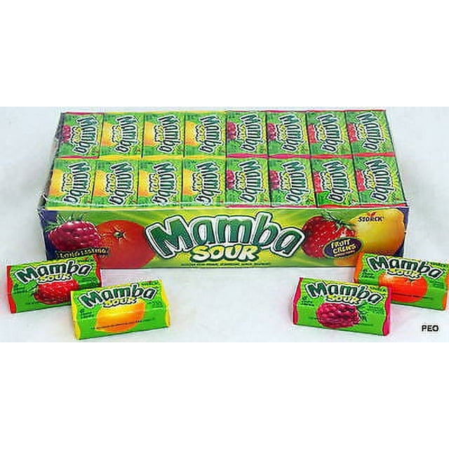 Mamba Sour Fruit Chews .93oz 48 Count - Walmart.com