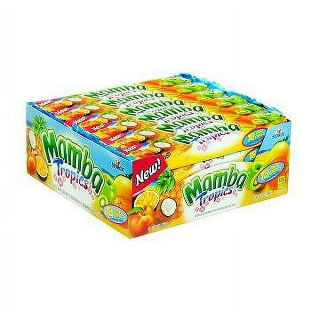 Free Shipping! Mamba Fruit Chews Tropics Pack 2.8 oz Juicy Fruity ...