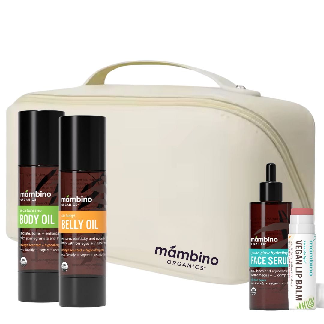 Mambino Organics Bun in the Oven Kit – All Natural Skincare Set for ...